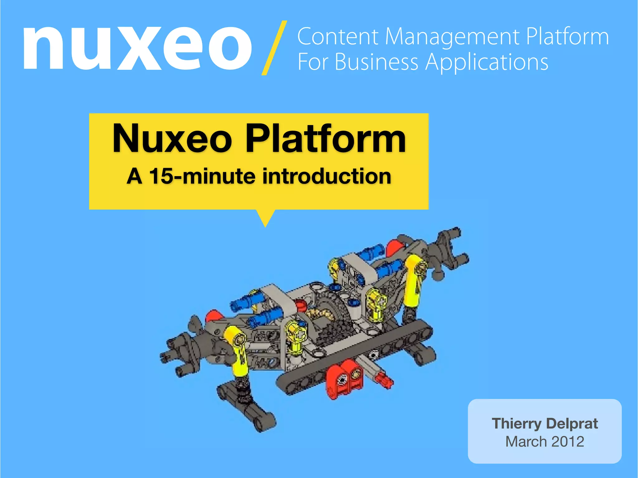 Nuxeo platform in 15mn | PDF