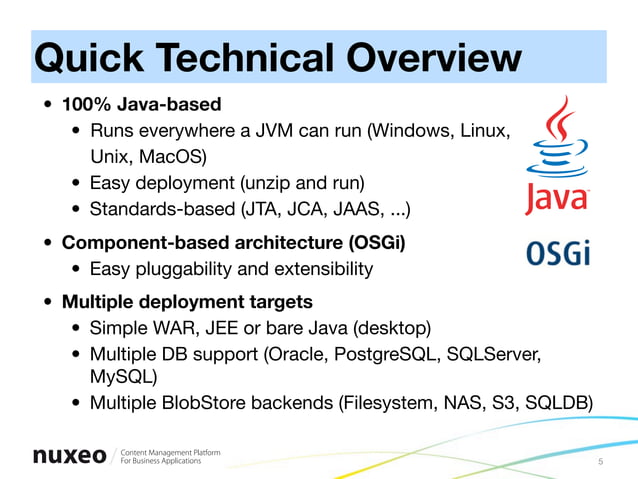 Nuxeo platform in 15mn | PDF