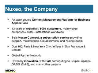 Discover Nuxeo Studio | PPT
