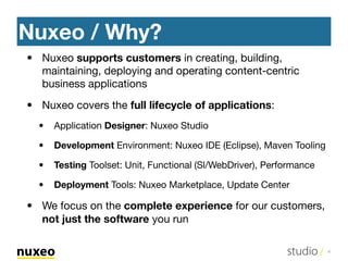 Discover Nuxeo Studio | PPT
