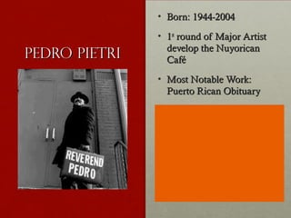 Nuyorican movement | PPT