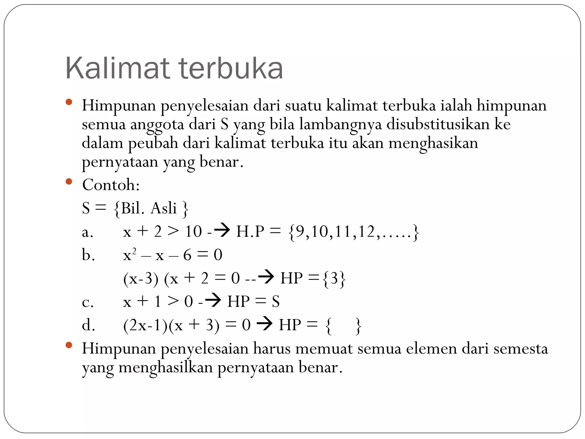 Logika Matematika | PPT