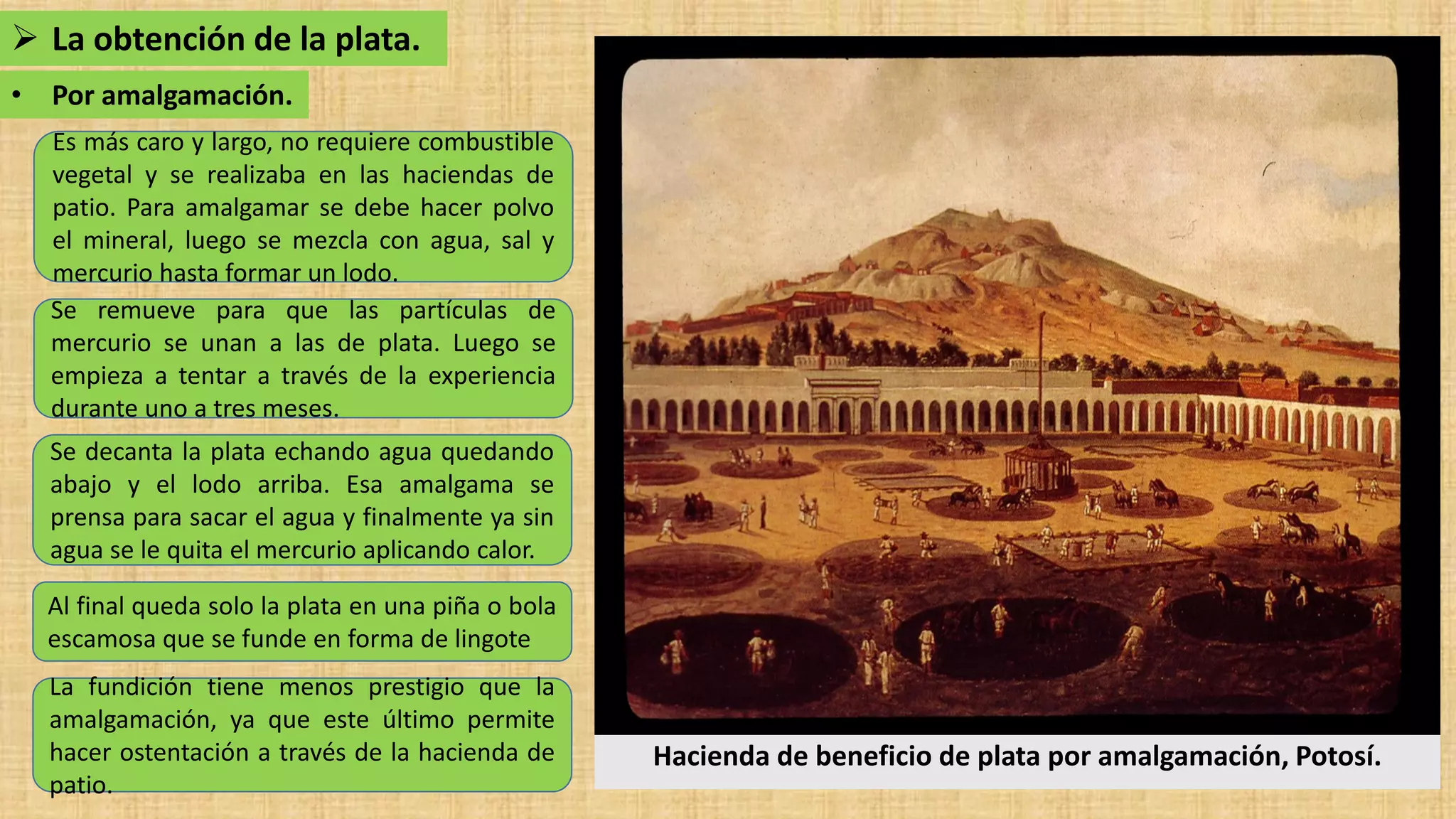 Octavo básico. Unidad 2. Clase 5. La actividad productiva colonial. La ...