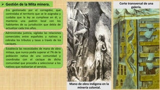Octavo básico. Unidad 2. Clase 5. La actividad productiva colonial. La ...