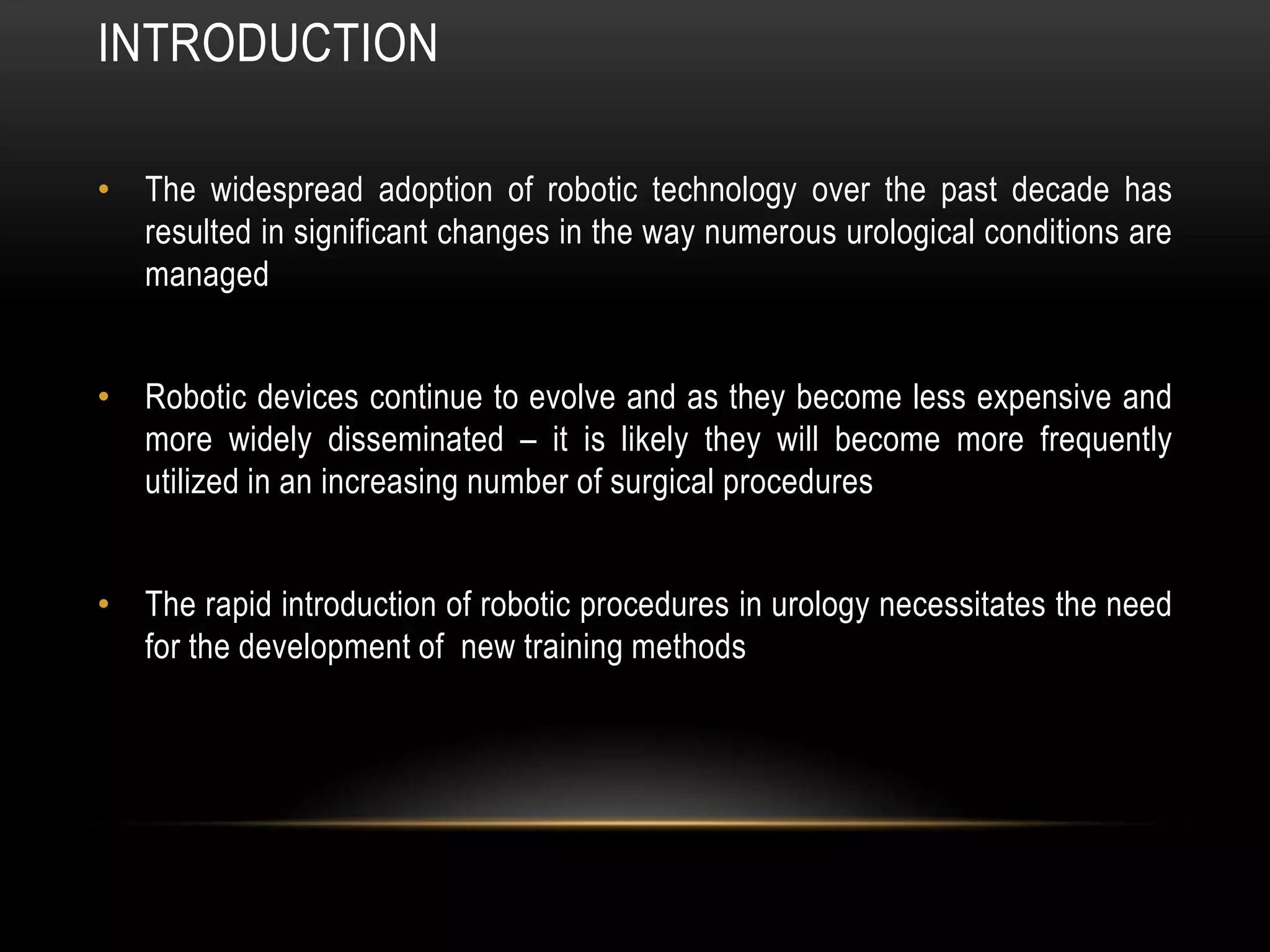 Robotic Fellowship Training in the UK | PPTX