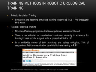 Robotic Fellowship Training in the UK | PPTX