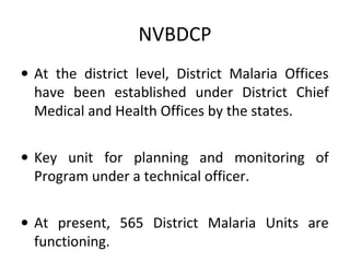 NVBDCP National Vector Borne Disease Control Program | PPT