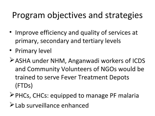 NVBDCP National Vector Borne Disease Control Program | PPT | Infectious ...