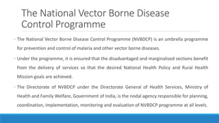 National Vector Borne Disease Control Programme (NVBDCP) | PPTX