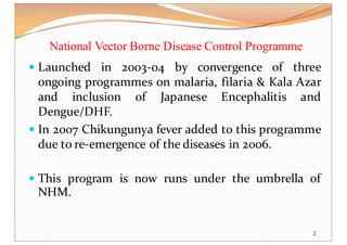 National Vector Borne Disease Control Programme | PDF