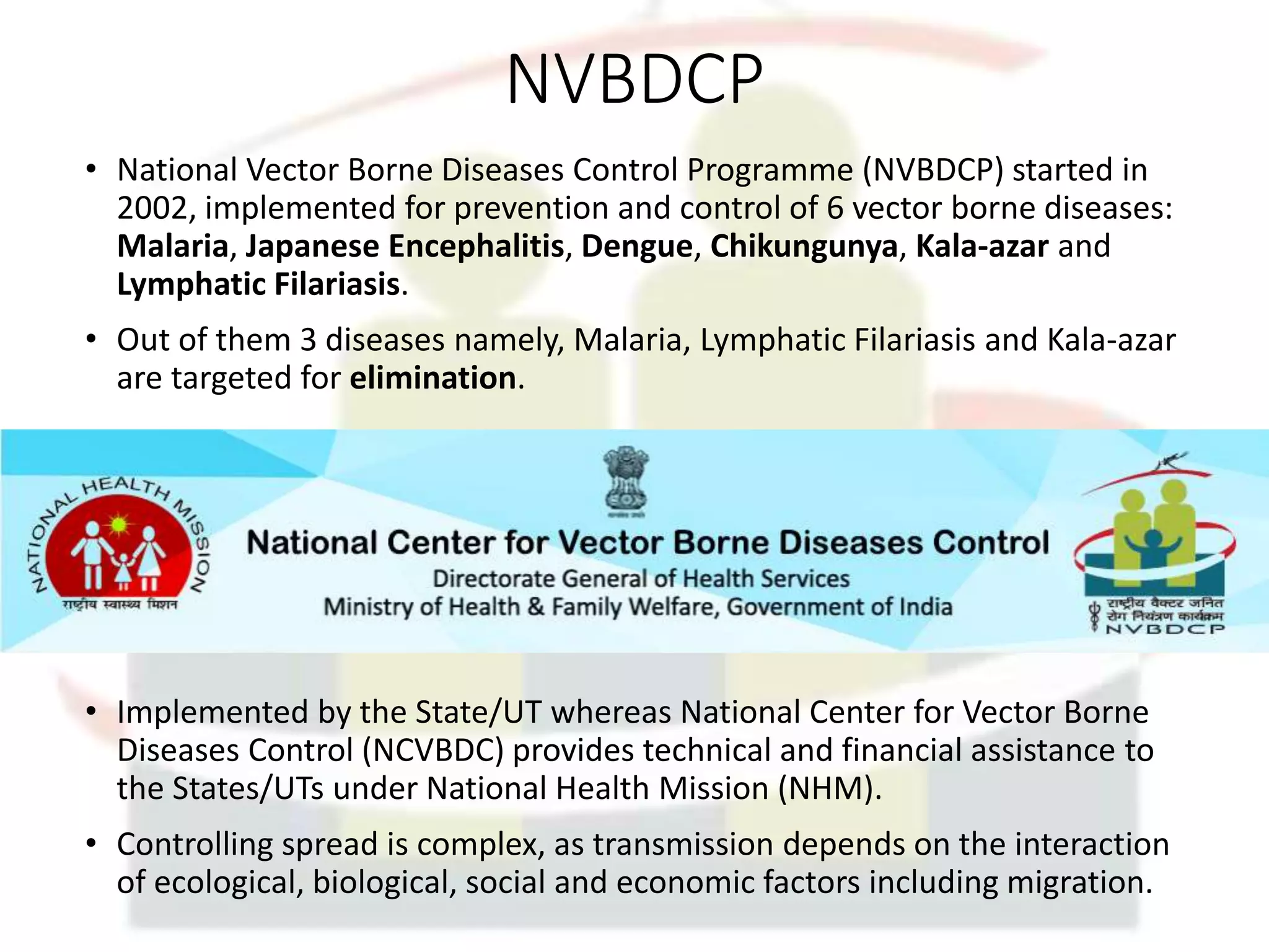 National Vector Borne Disease Control Programme | PPTX