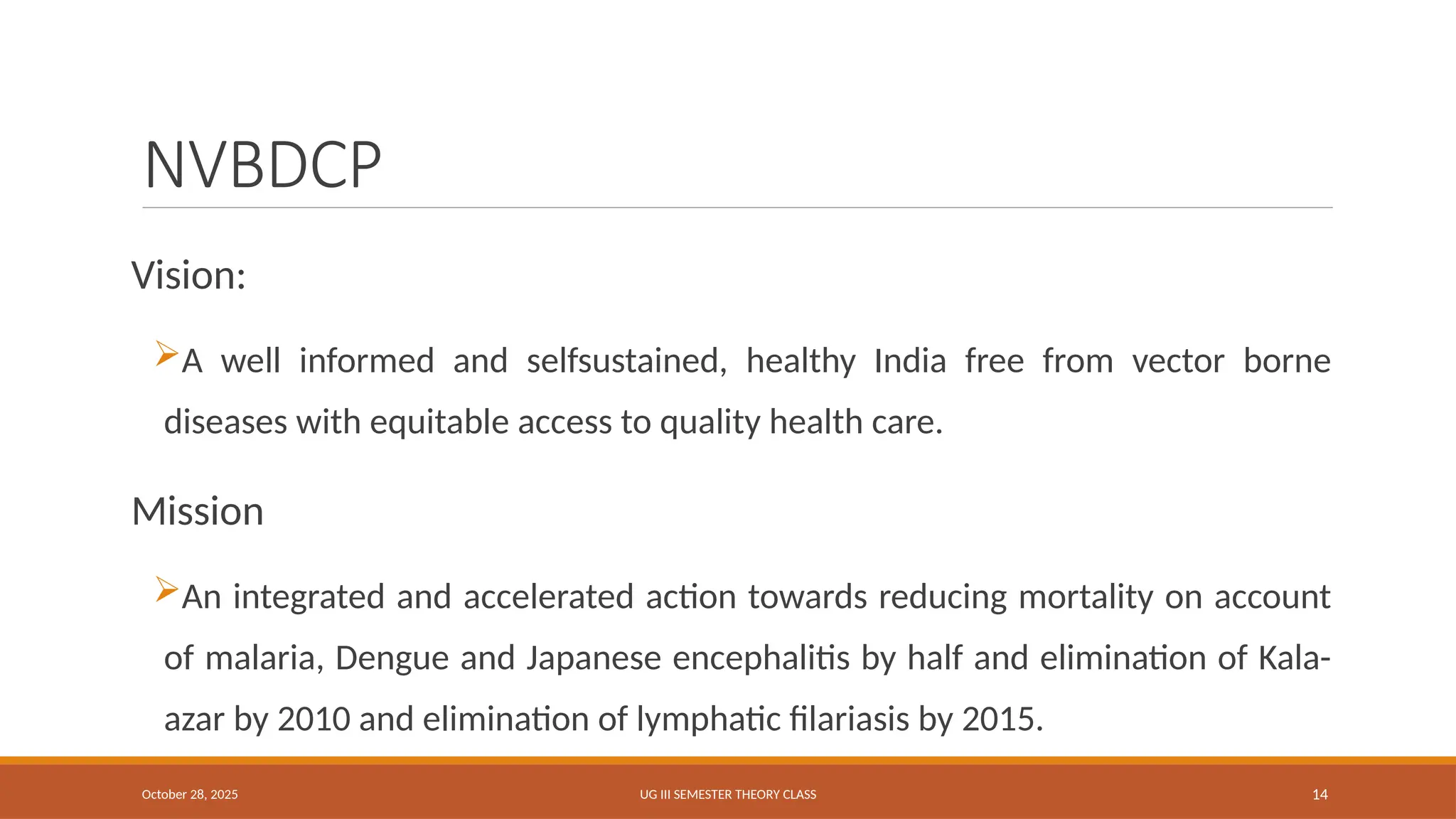 NVBDCP-vector control measures and progm | PPTX