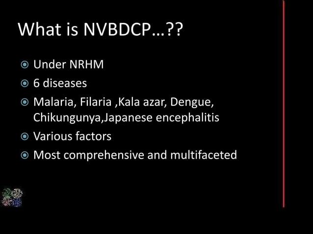 National Vector Borne Disease Control Programme | PPTX