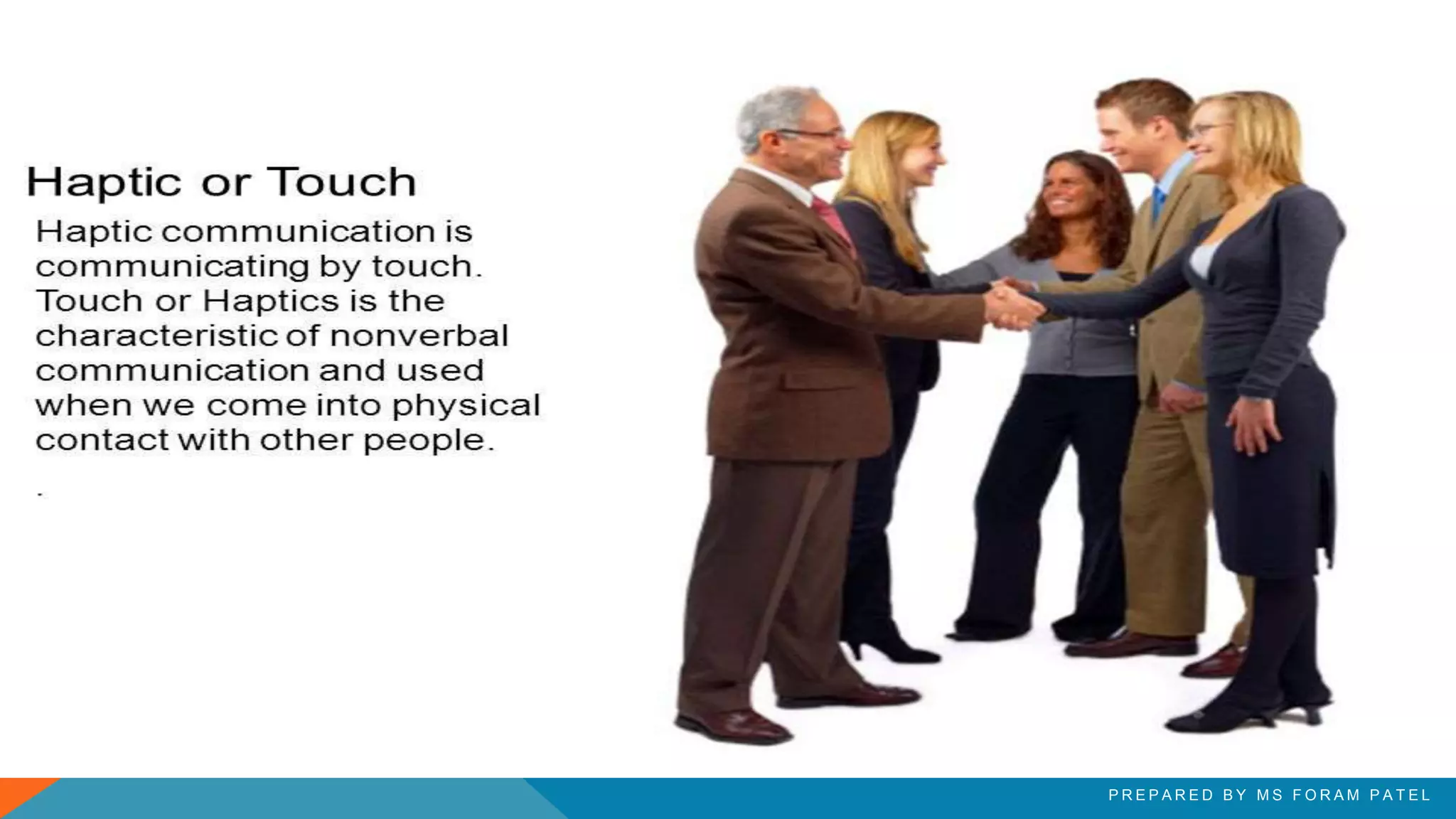 haptic-touch(kinesics) | PPT
