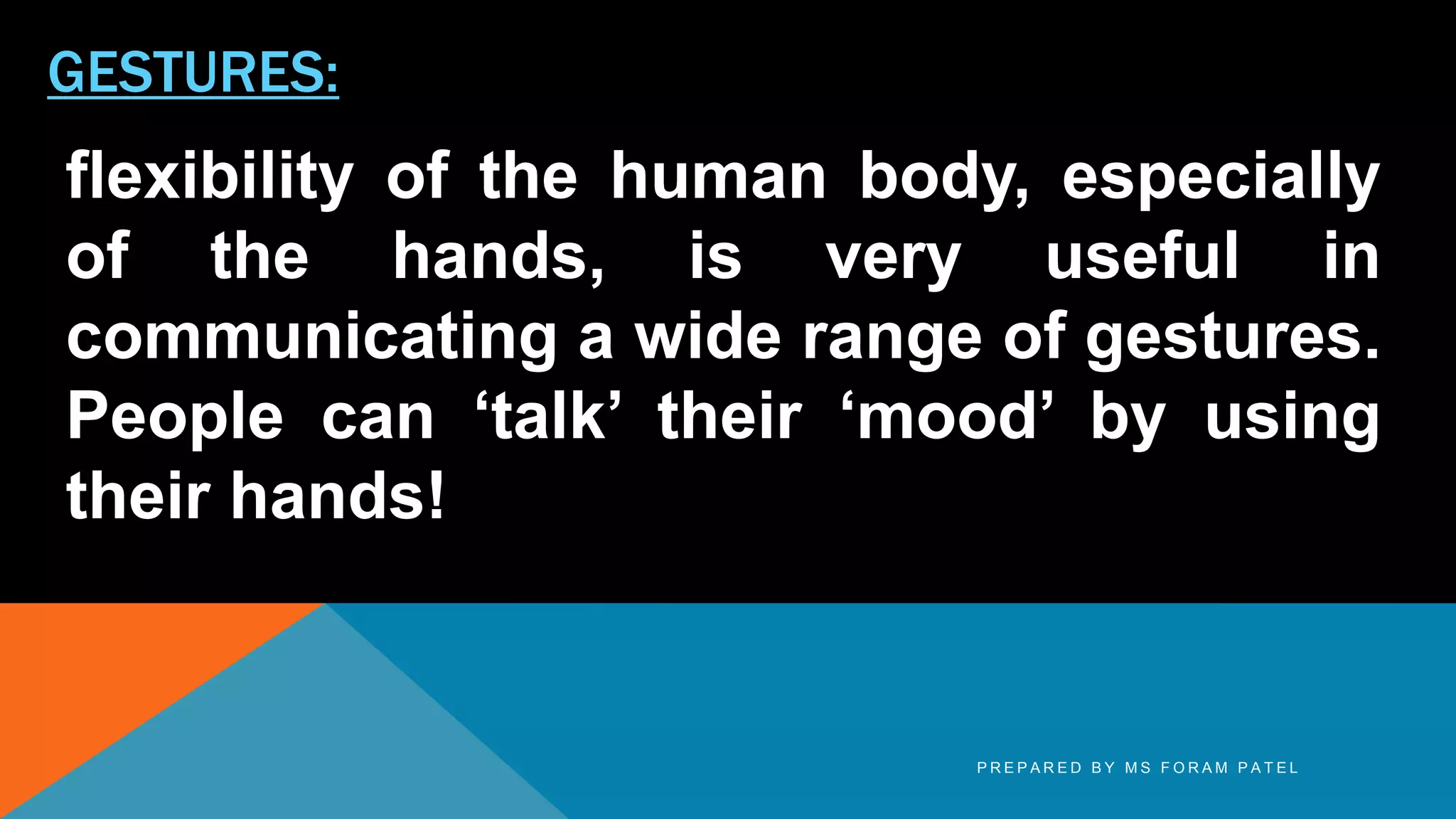 body language postures gestures | PPTX