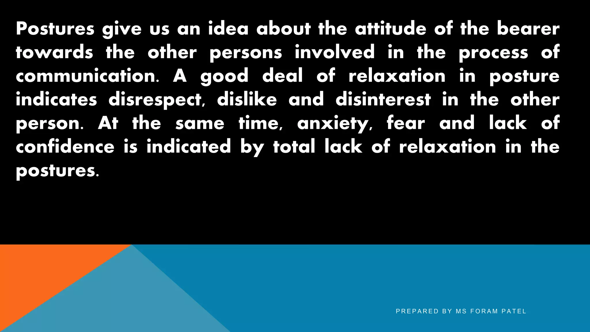 body language postures gestures | PPTX