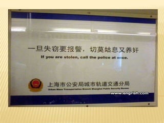 Nvc engrish photos of foreign signs in english | PPTX