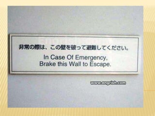Nvc engrish photos of foreign signs in english | PPT