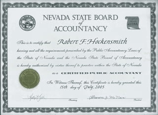 Nv Cpa License | PDF