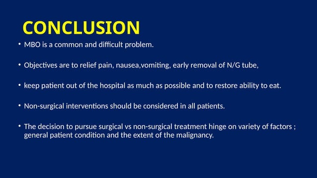 Nausea Vomiting and Diarrhea and Bowel Obstruction | PPT
