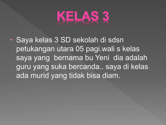 Pengalaman kelas 3 7 | PPT
