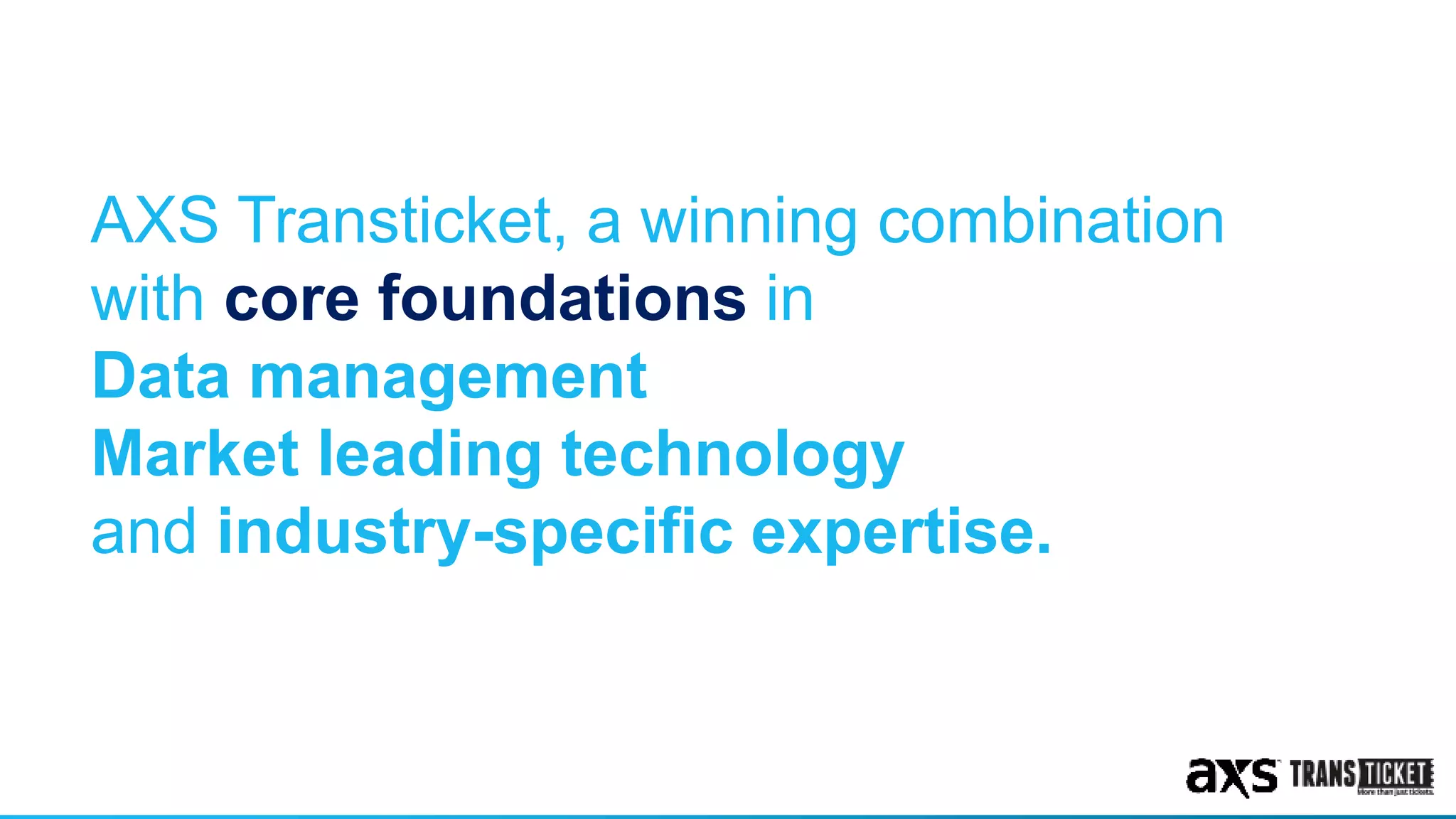 AXS Transticket - Nordic Venue Forum | PPTX