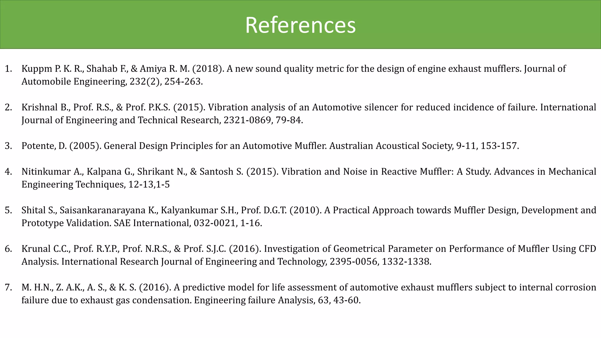 Reactive muffler | PPTX