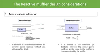 Reactive muffler | PPTX