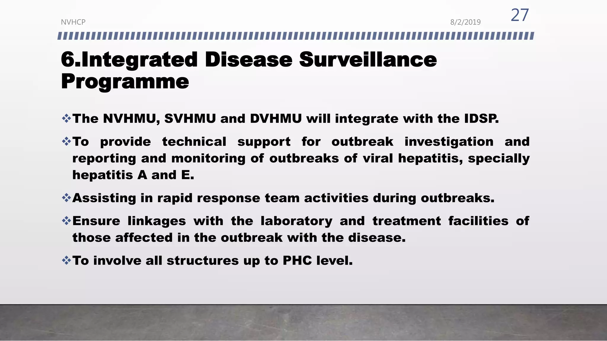 NATIONAL VIRAL HEPATITIS CONTROL PROGRAM | PPTX