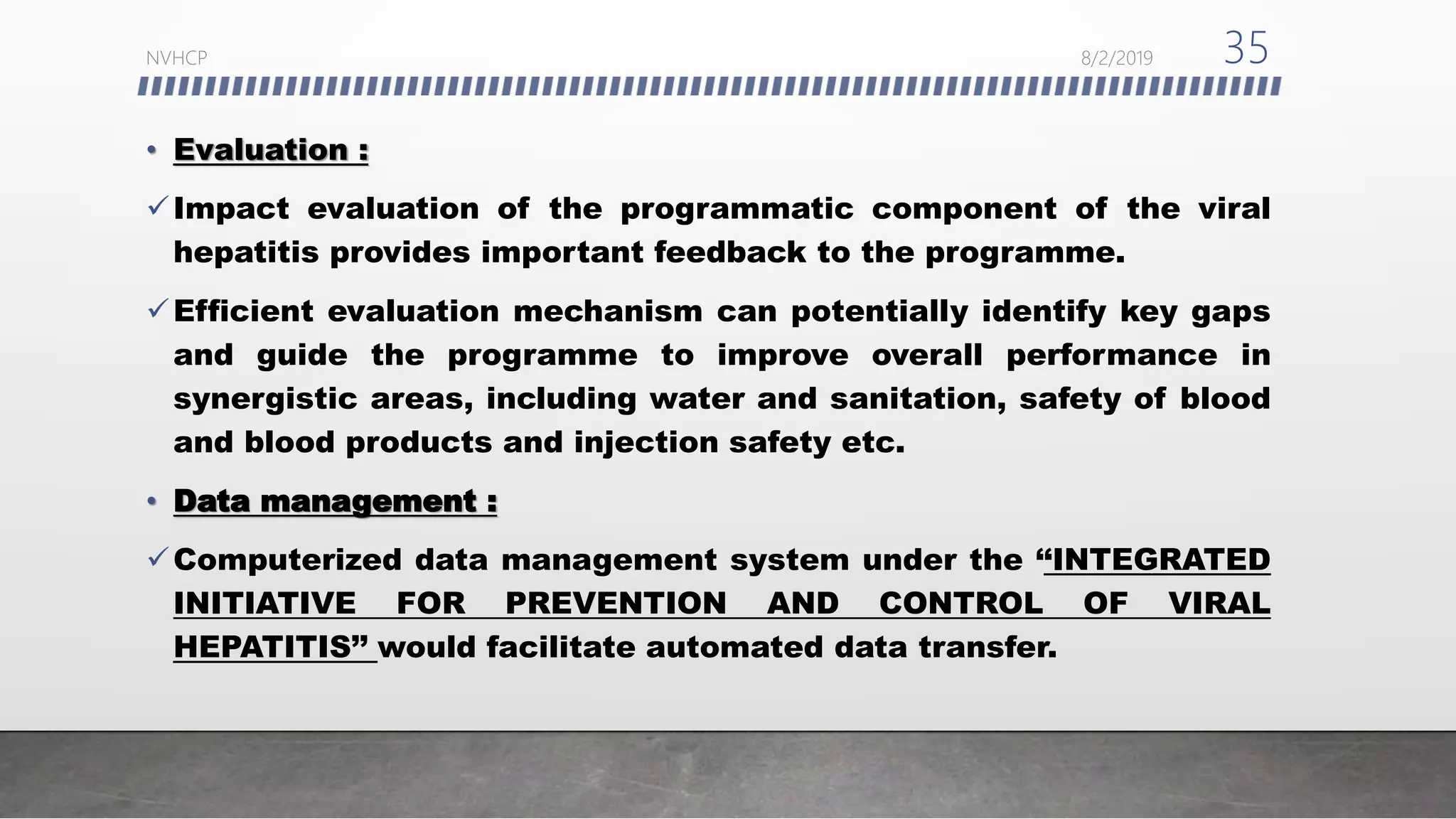 NATIONAL VIRAL HEPATITIS CONTROL PROGRAM | PPTX