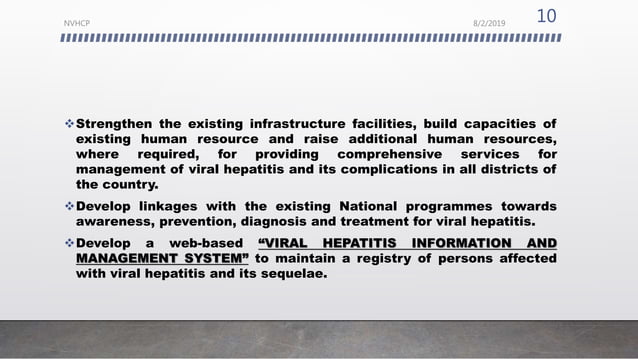 NATIONAL VIRAL HEPATITIS CONTROL PROGRAM | PPTX | Infectious Diseases ...
