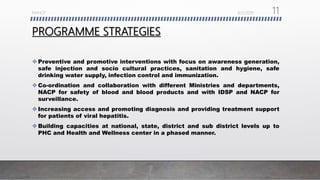 NATIONAL VIRAL HEPATITIS CONTROL PROGRAM | PPTX