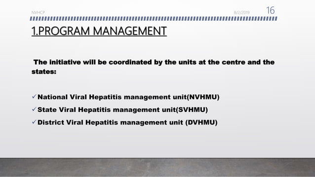 NATIONAL VIRAL HEPATITIS CONTROL PROGRAM | PPTX | Infectious Diseases ...