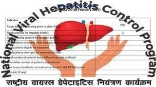 National Viral Hepatitis Programme (NVHCP) UT Ladakh | PPTX | Blood ...