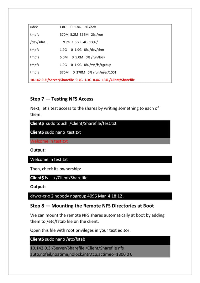 Network File System (NFS) | PDF Network File System (NFS) | PDF