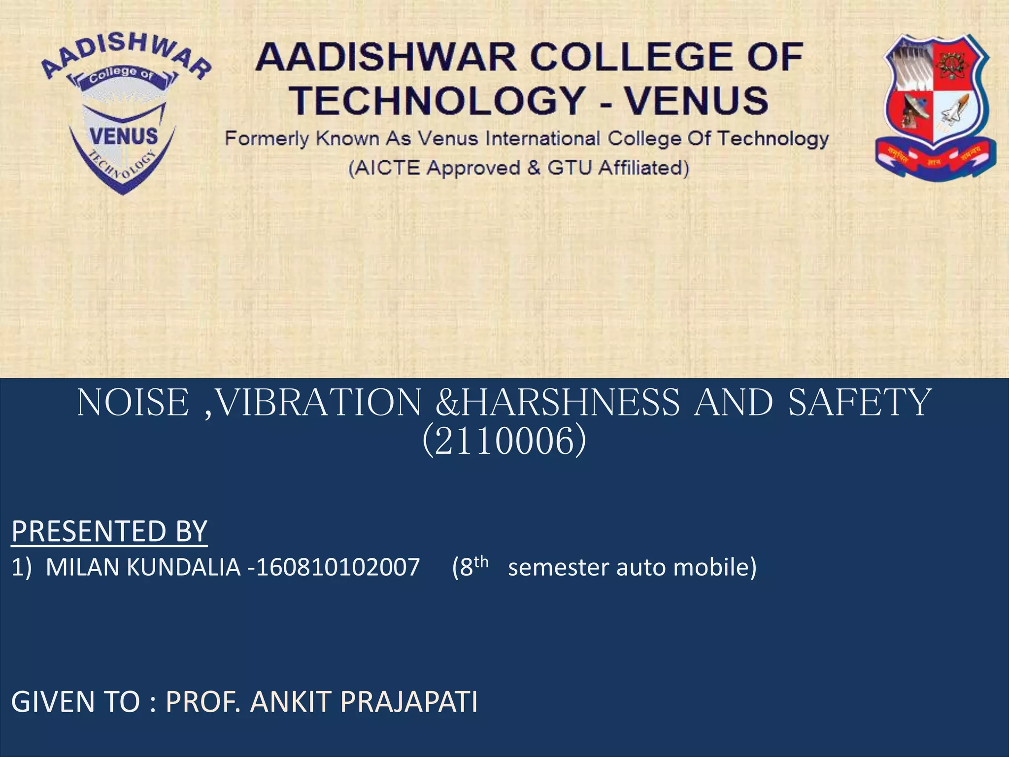 Nvh(vibration measurement technic and control) | PPTX | Physics | Science