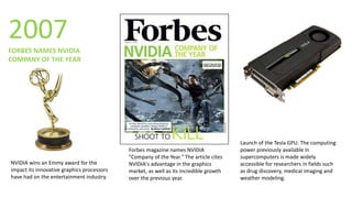 Nvidia time-line | PPTX