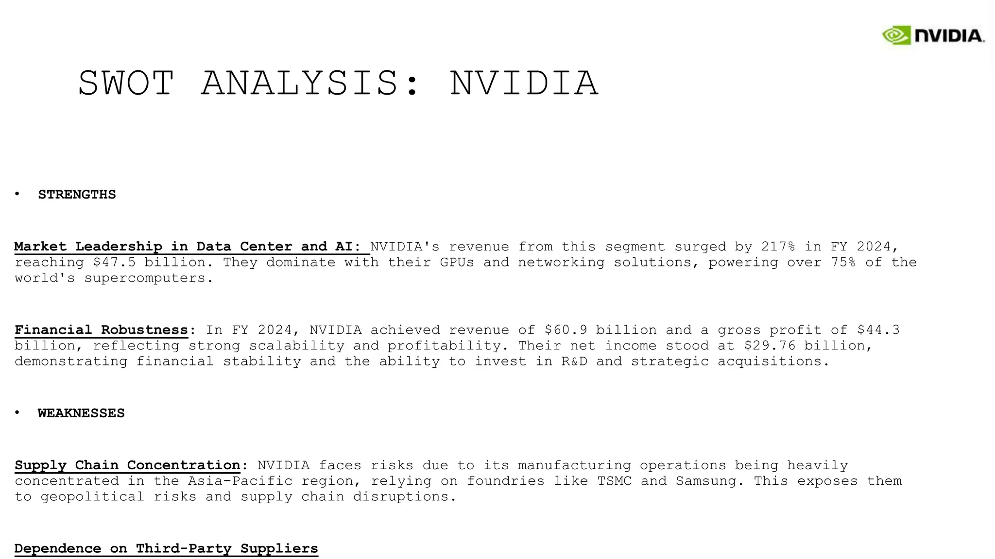 NVIDIA's overall business overview Presentation.pptx