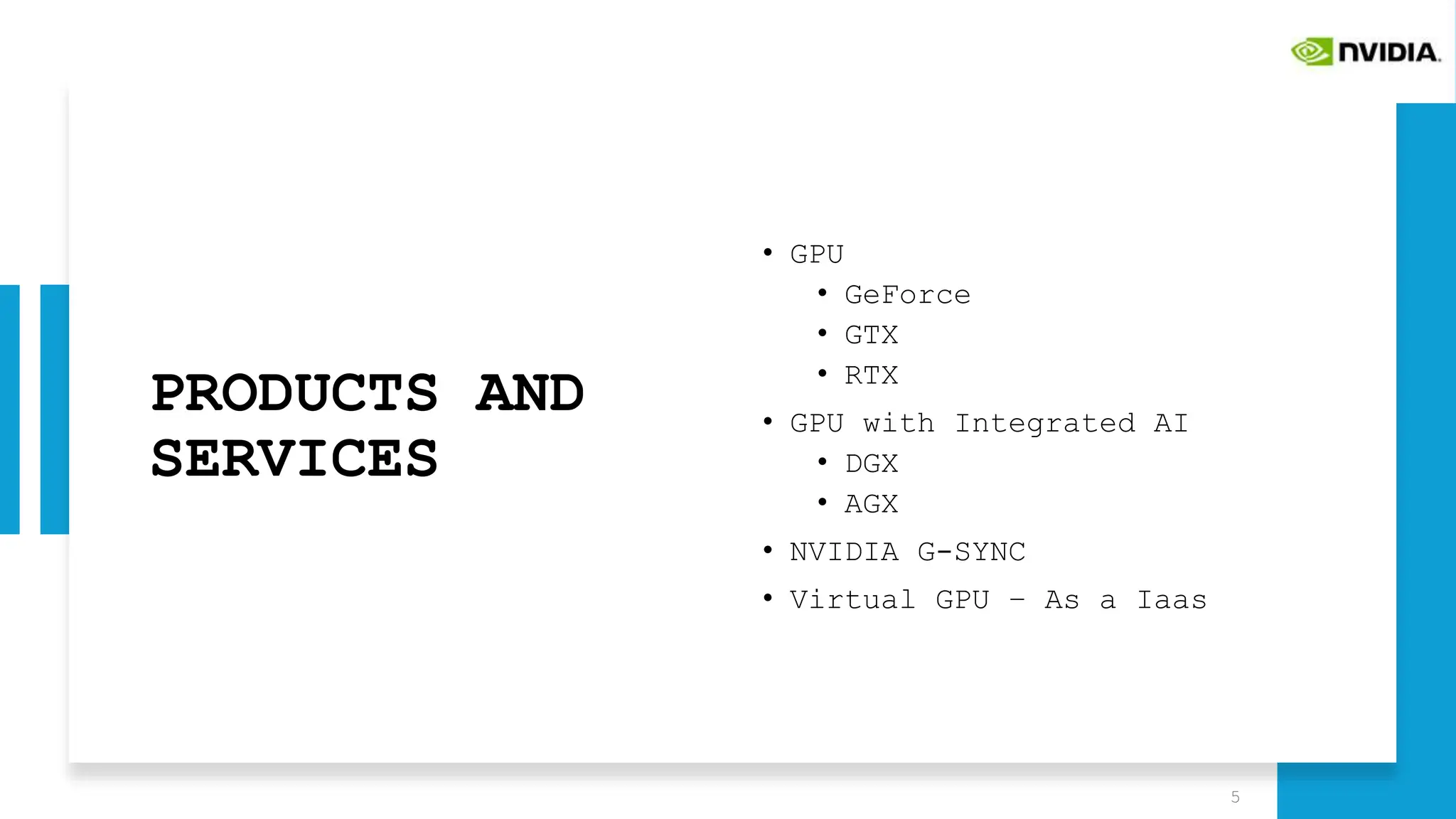 NVIDIA's overall business overview Presentation.pptx