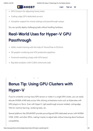 NVIDIA A100 Hyper-V Passthrough Fix_ No Display Solution.pdf