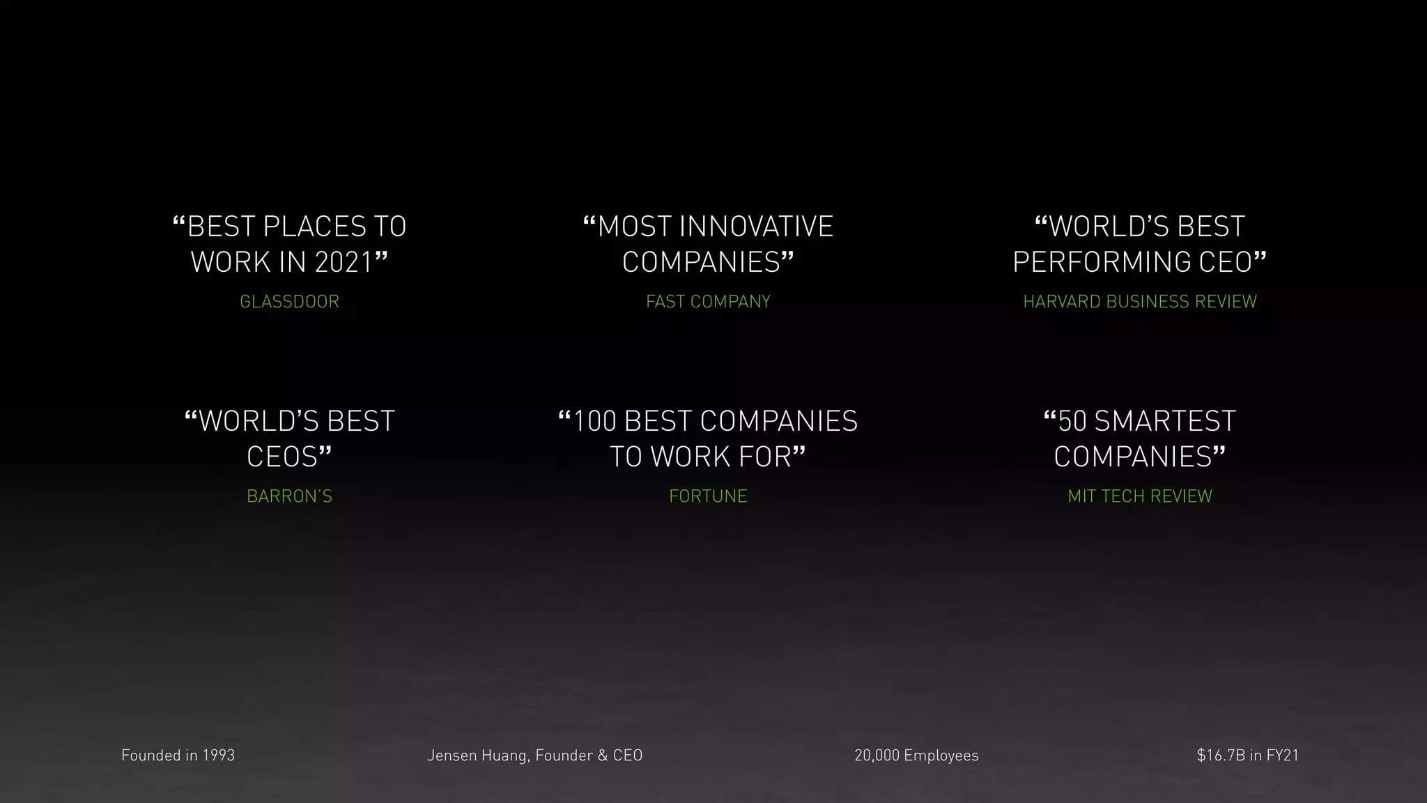 NVIDIA Brochure 2021 Company Overview | PDF