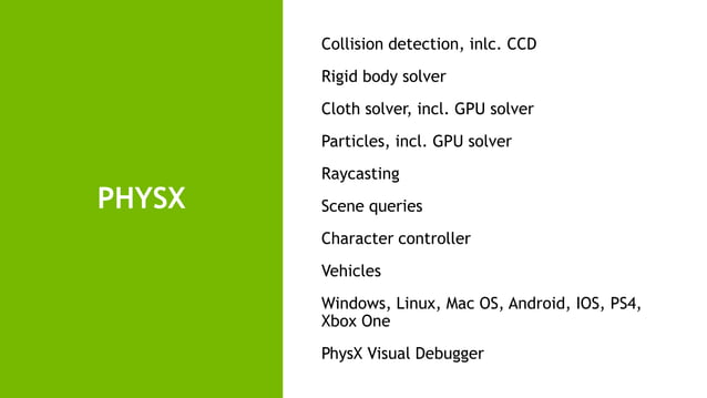 NVIDIA Gameworks, Libraries and Tools | PPTX