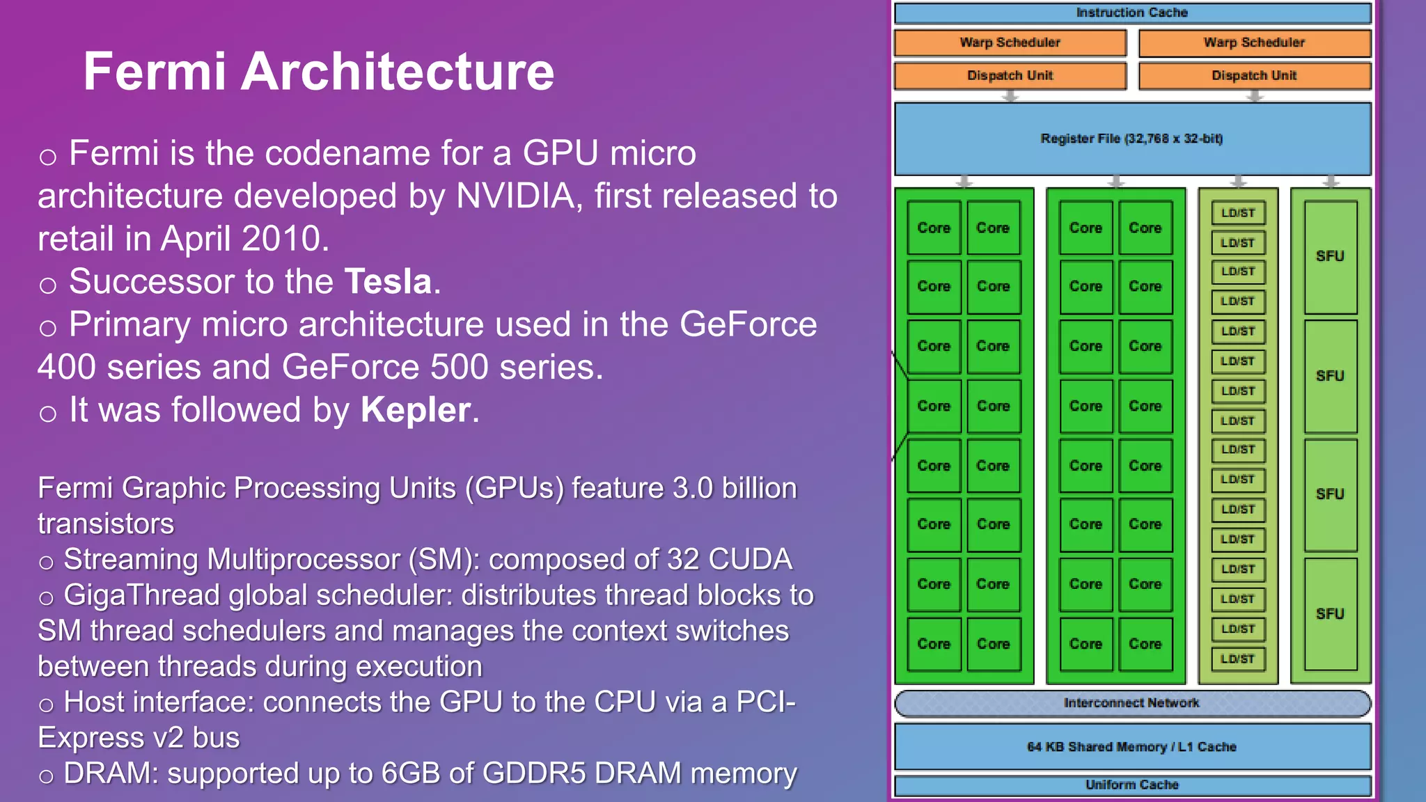 GPU Architecture NVIDIA (GTX GeForce 480) | PPTX