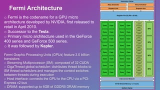 GPU Architecture NVIDIA (GTX GeForce 480) | PPTX