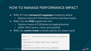 NVIDIA GTC 2018: Spectre/Meltdown Impact on High Performance Workloads | PDF
