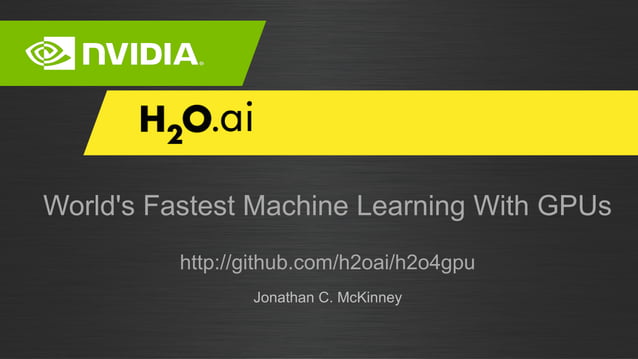 GPU Accelerated Machine Learning | PPT