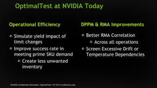 Leveraging Cross-Operational Test Data for Manufacturing Yield and DPPM ...