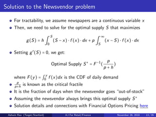 A.I. for Dynamic Decisioning under Uncertainty (for real-world problems ...