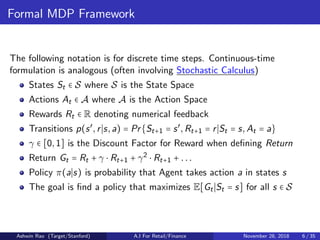 A.I. for Dynamic Decisioning under Uncertainty (for real-world problems ...