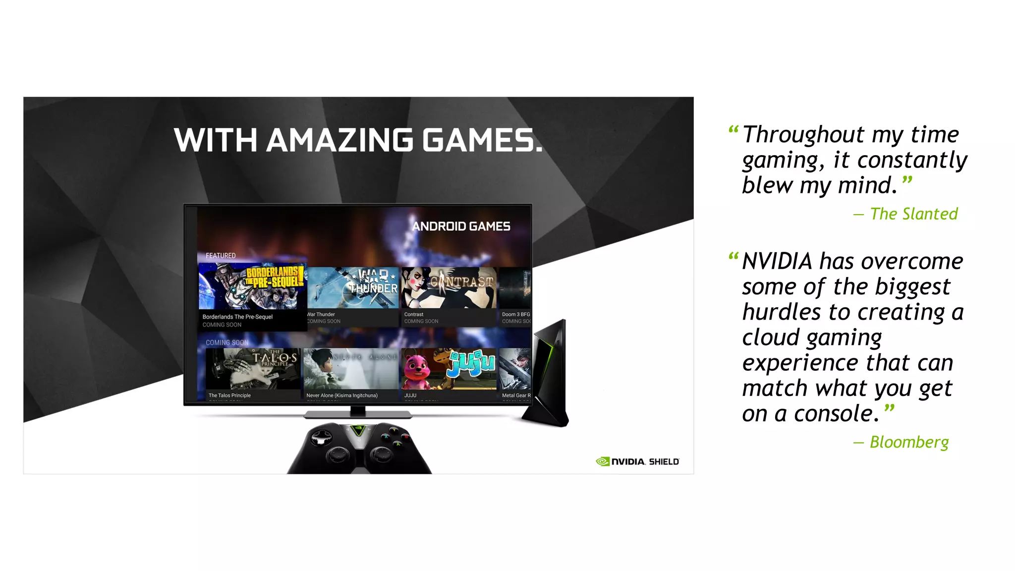 NVIDIA SHIELD Launch | PDF | Home Entertainment Systems | Consumer ...